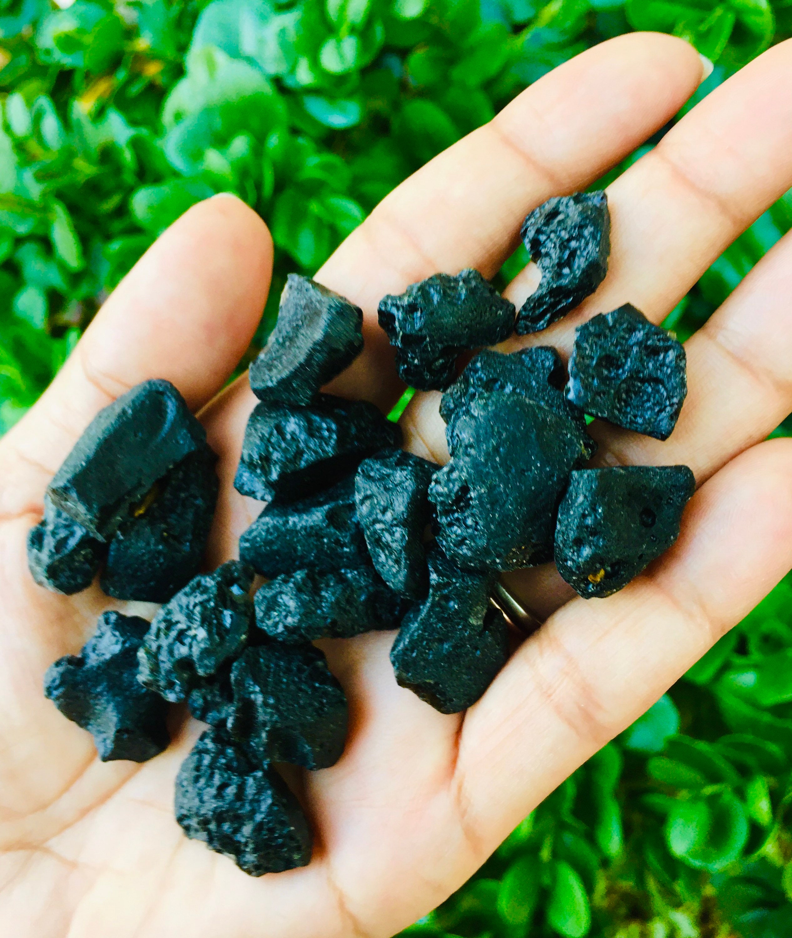 Raw Tektite Crystal 5 Five Rough Tektite Stone Black - Etsy