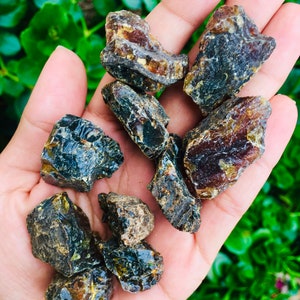 Raw Amber (1) Rough Amber Stone Crystal Rock - Raw Mineral Specimen ...