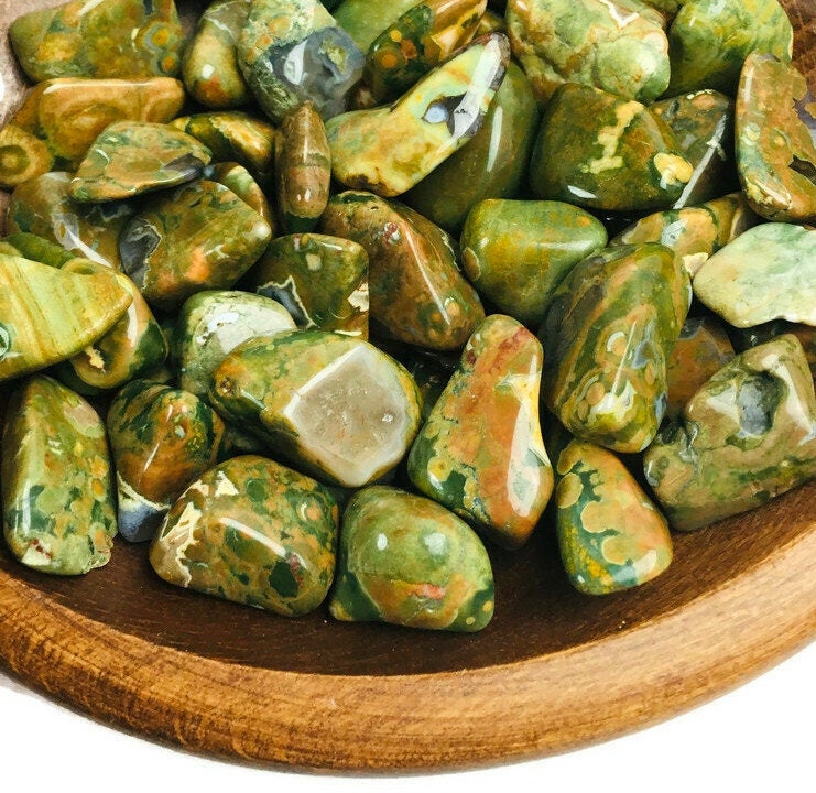 Rainforest Rhyolite Crystal 1 Rhyolite Stone XS Beautiful | Etsy