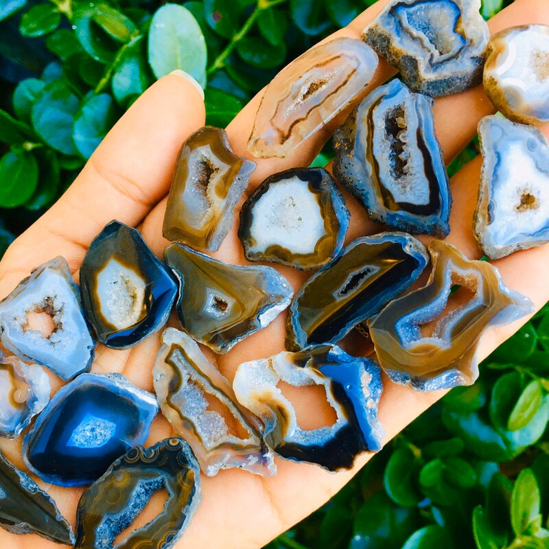 Agate Druzy Geode - Etsy