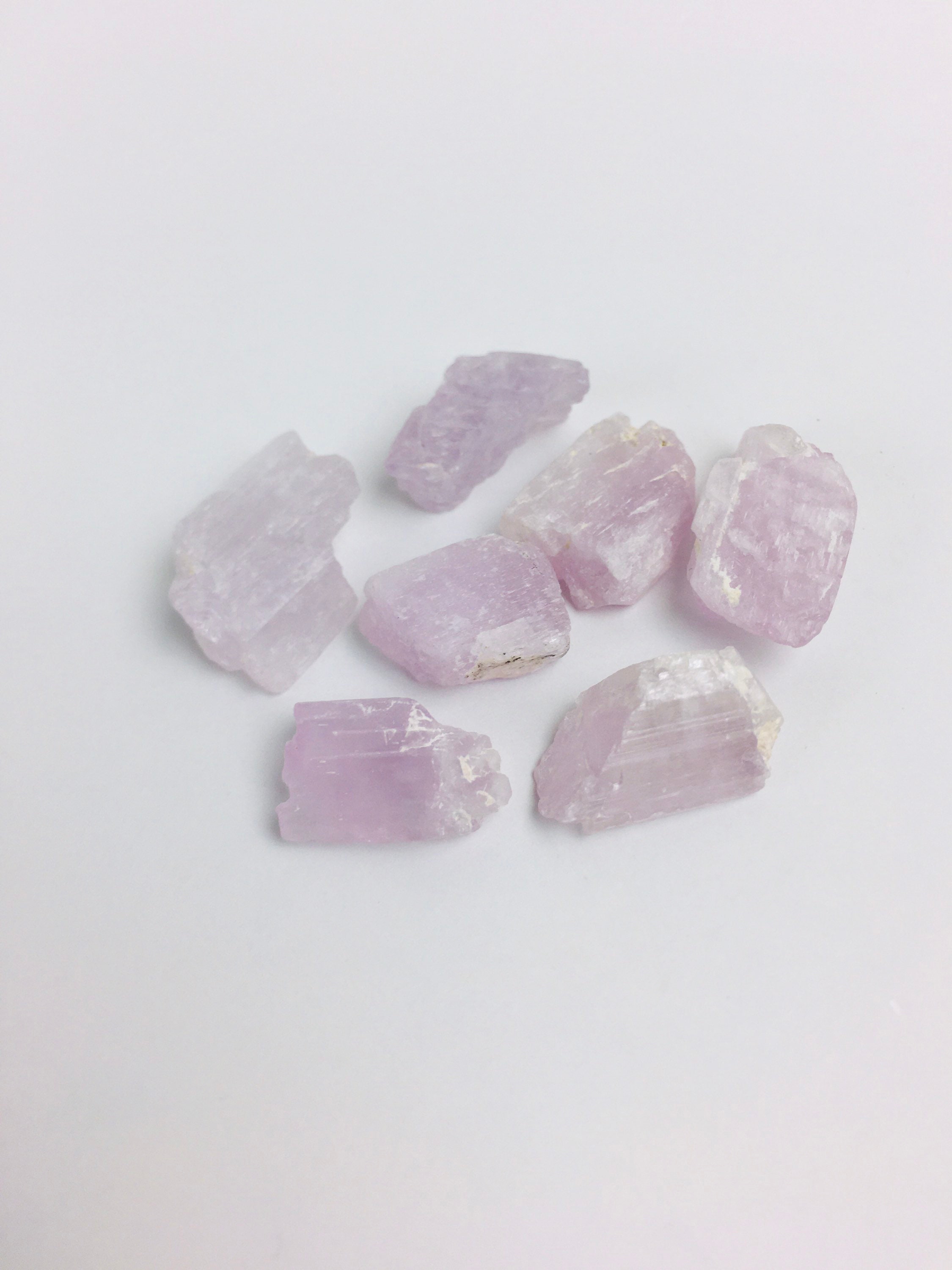 Raw Kunzite Crystal 23.9G Rough Kunzite Stone Natural - Etsy UK