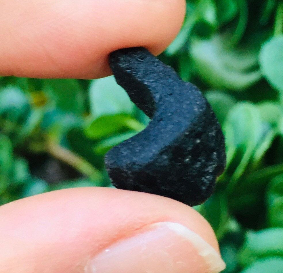 Raw Tektite Crystal 5 Five Rough Tektite Stone Black - Etsy