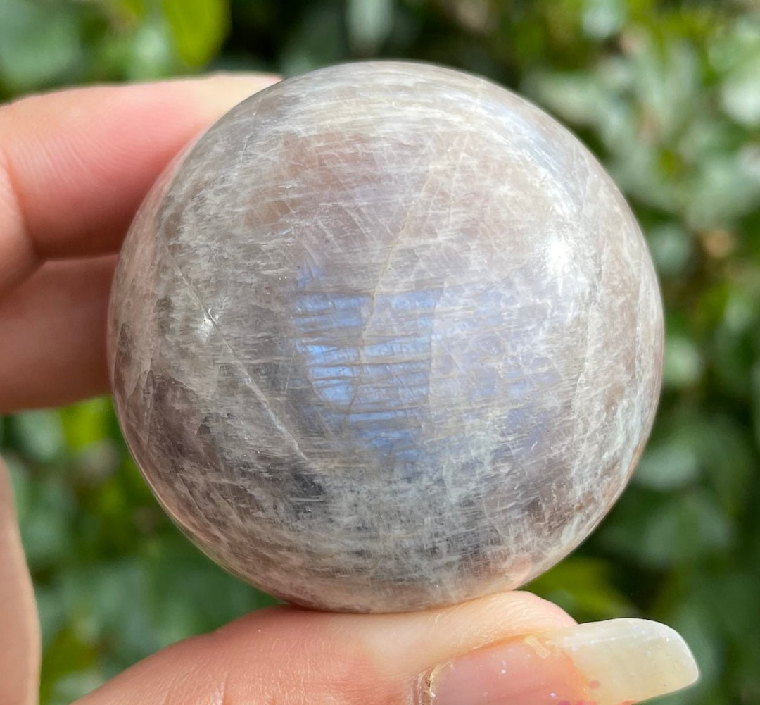 Moonstone Sunstone Crystal (131.7G) Sunstone Sphere, Crystal Sphere With Sunstone and Moonstone ...