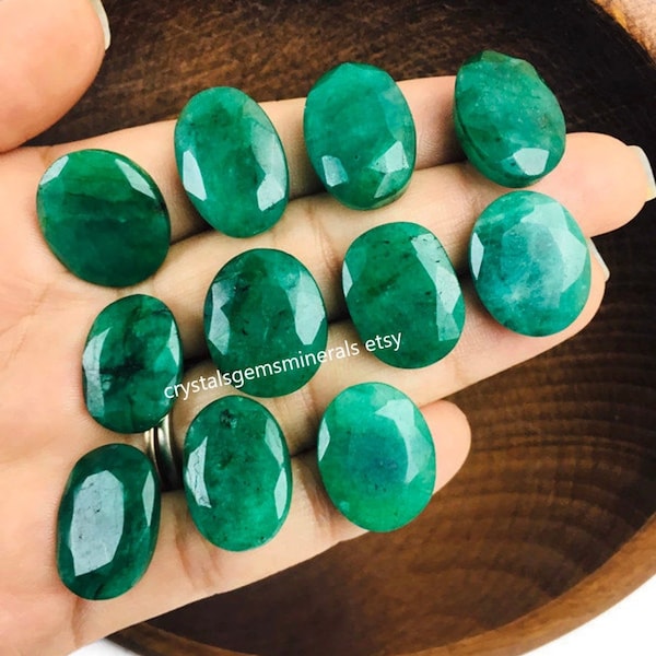 Tumbled Emerald - Etsy