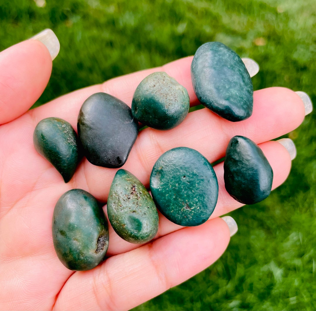 Rough Green Gobi Agate (1) XXS Raw Agate Stone, MONGOLIA Agate, Gobi ...