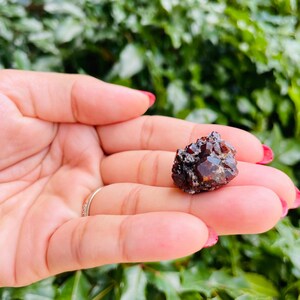 Raw Garnet Crystal Cluster (10.0G) Red Orange Spessartine Garnet ...