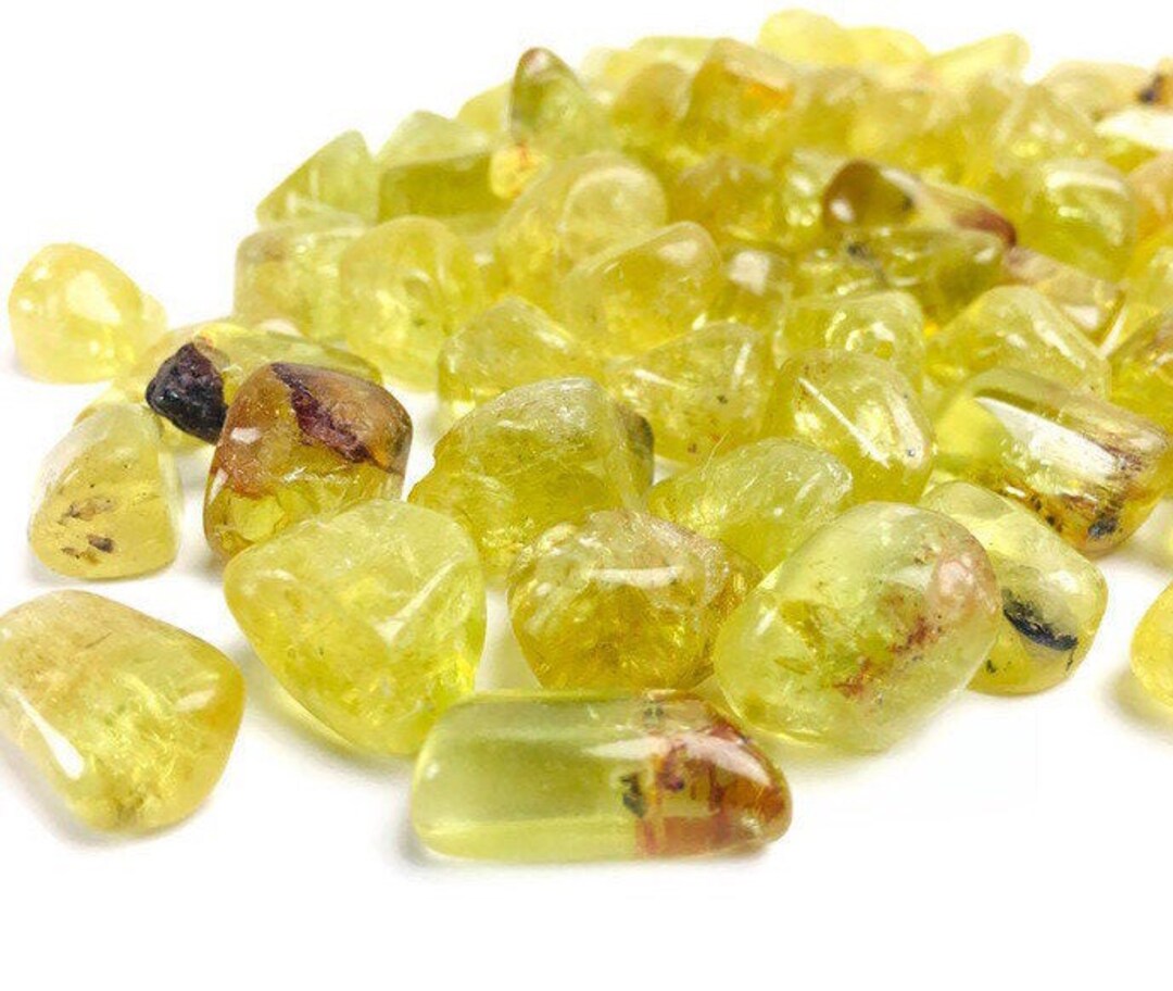 Yellow Apatite Crystal: Tumbled Durango Stone (10-20 Mm) - Etsy