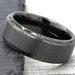 Dark Grey Wedding Band Gunmetal Color Men's Wedding Band - Etsy