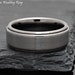 Dark Grey Wedding Band, Gunmetal Color Men's Wedding Band, Unique Gray ...