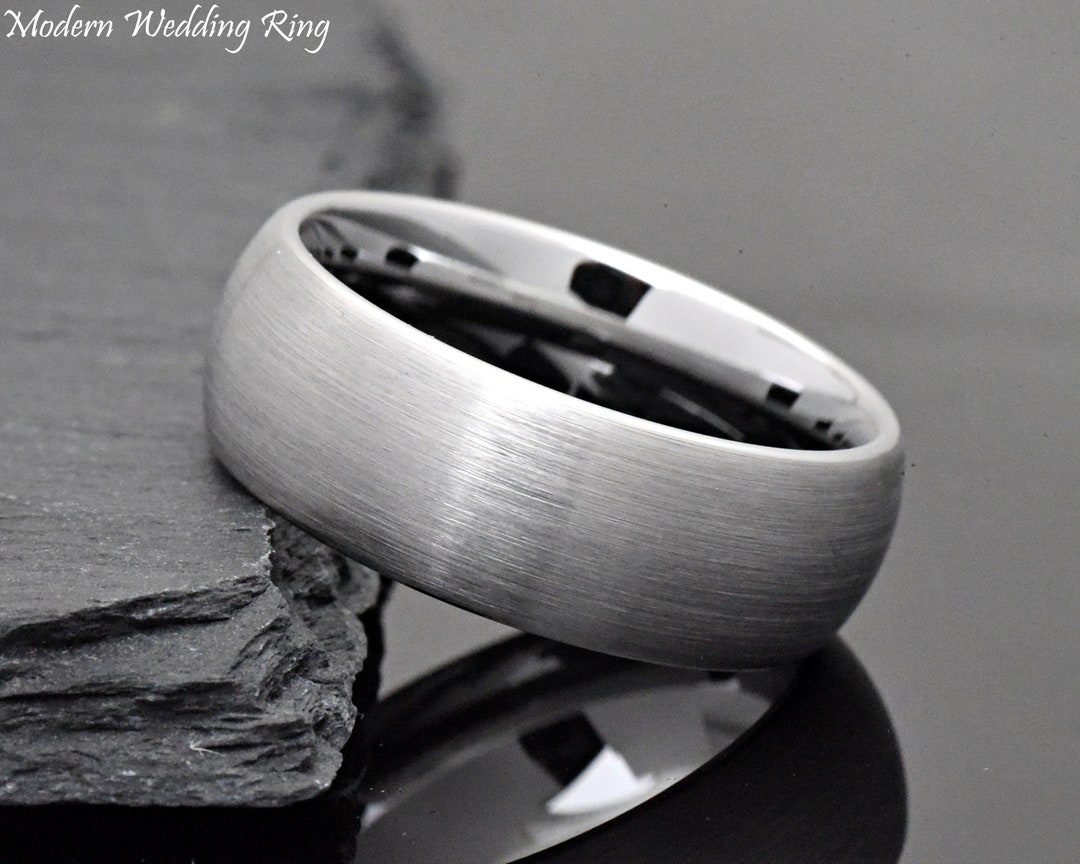 Classic Wedding Band Ring Mens, Men's Wedding Band Classic Domed Style ...