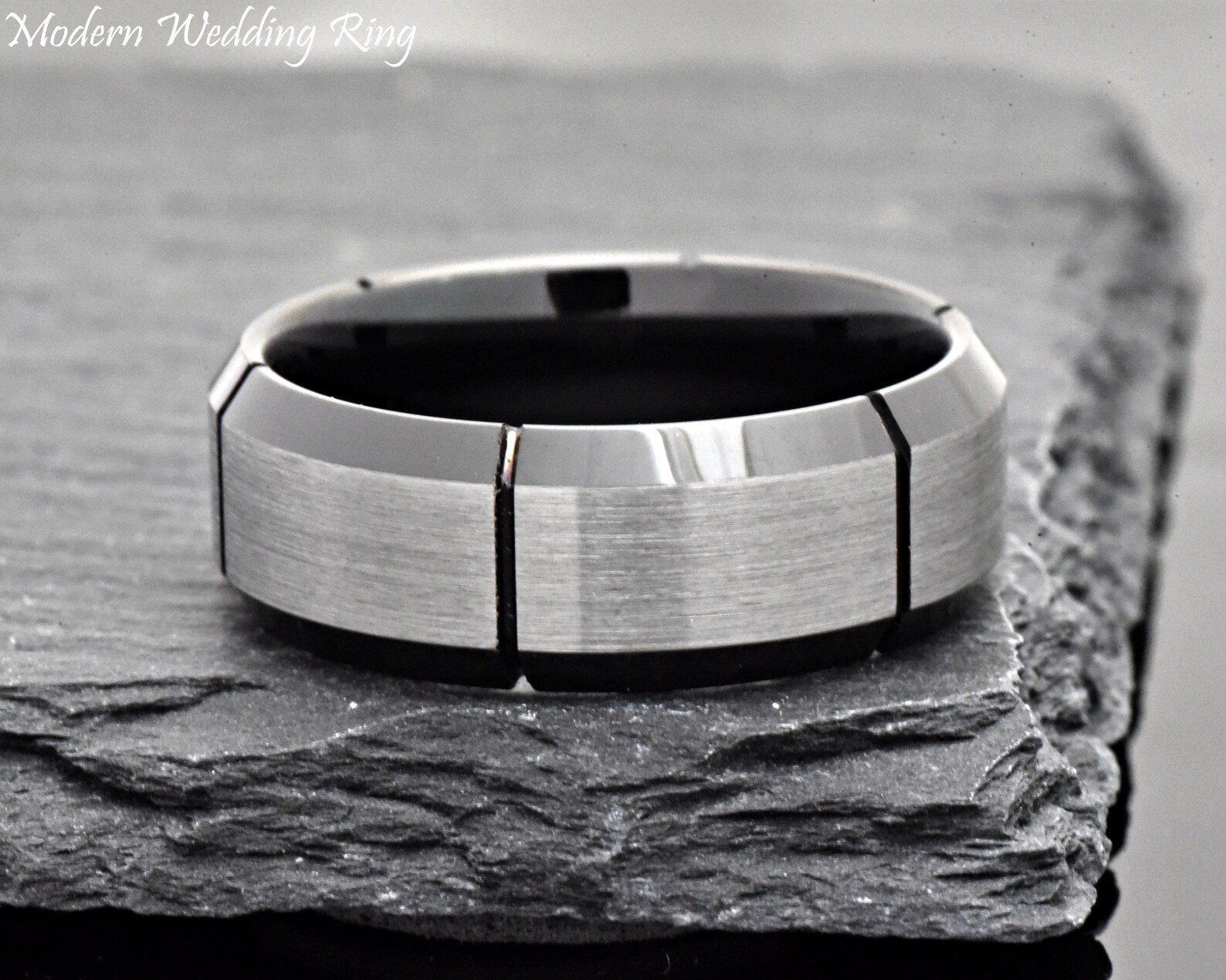 Unique Mens Ring, Mens Promise Ring, Wedding Band, Male Wedding Ring ...