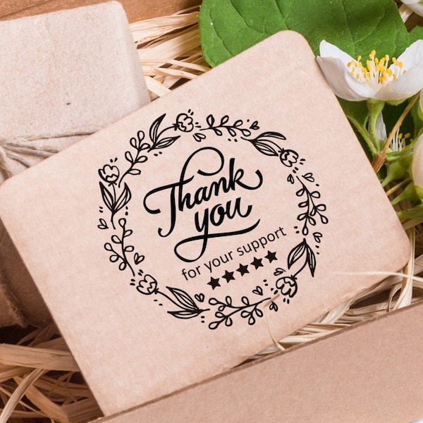 Thank You Stamp - Etsy