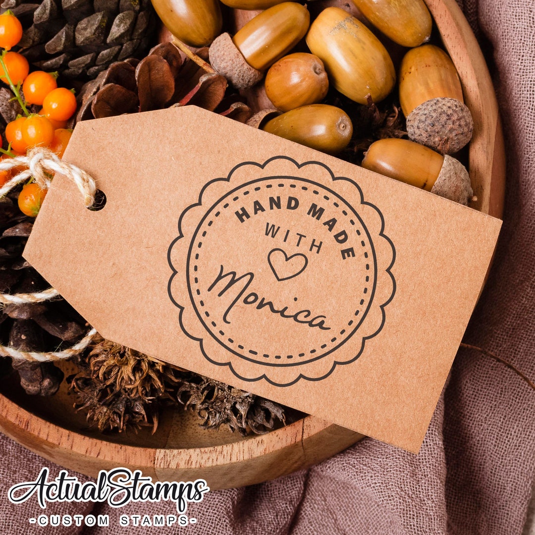 Made by Stamp, Rubber Stamp, Handmade by Stamp, Personalised Hand Made ...