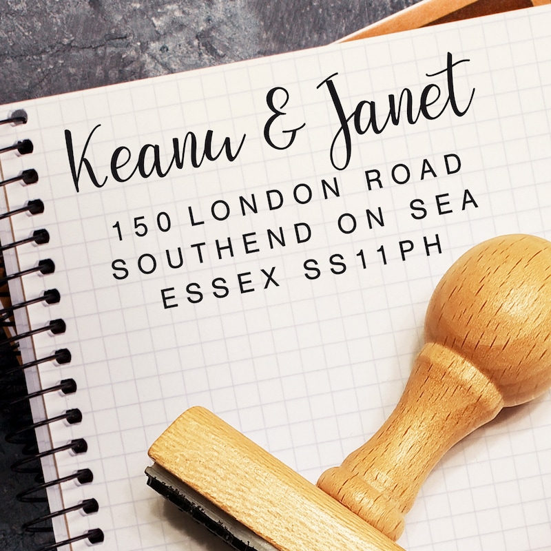 Custom Address Stamp - Etsy