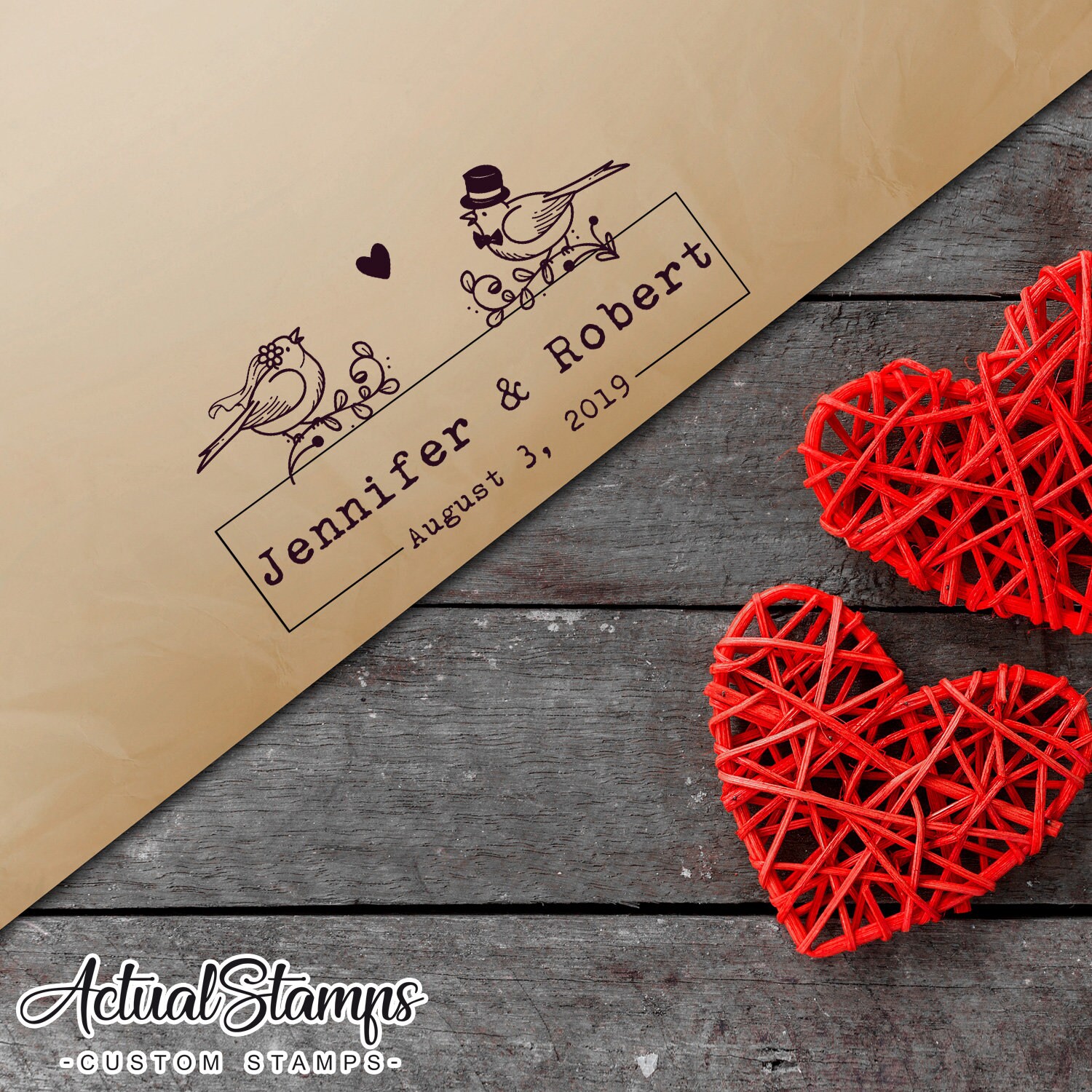 WEDDING STAMP Rubber Stamps , Custom Stamp, Wedding Stamps , Save the ...