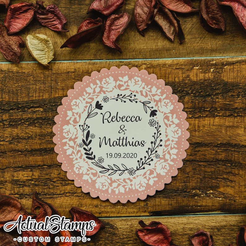Sello Personalizado Boda Sello para Boda Sello Enlace | Etsy