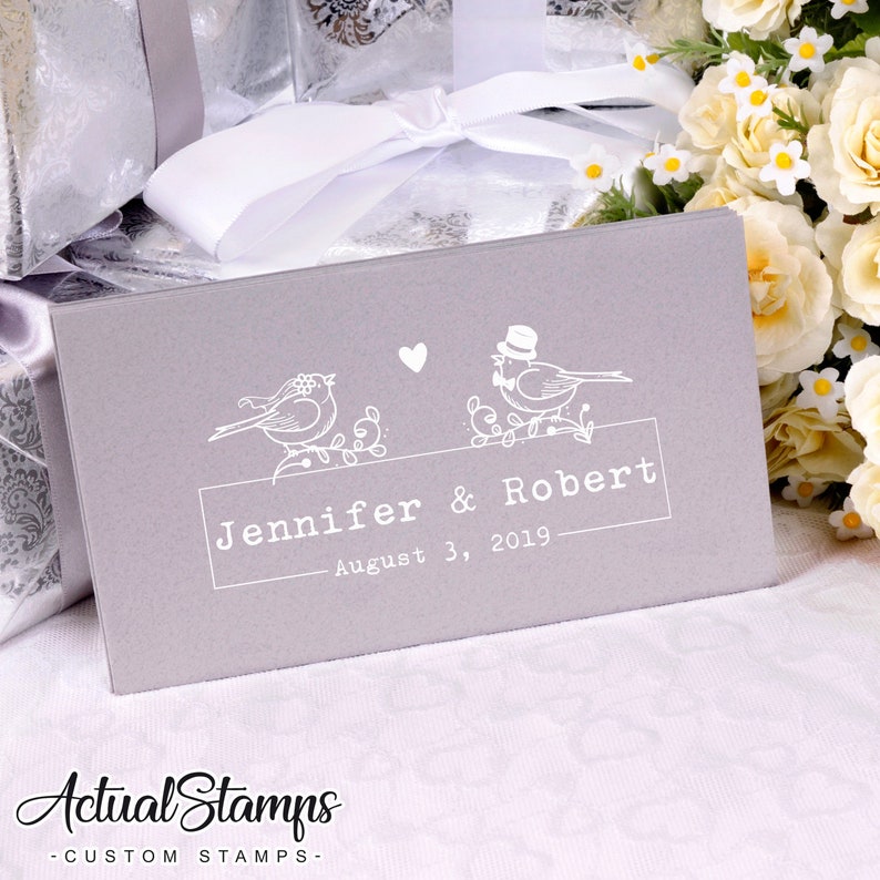 WEDDING STAMP Rubber Stamps Custom Stamp Wedding Stamps - Etsy