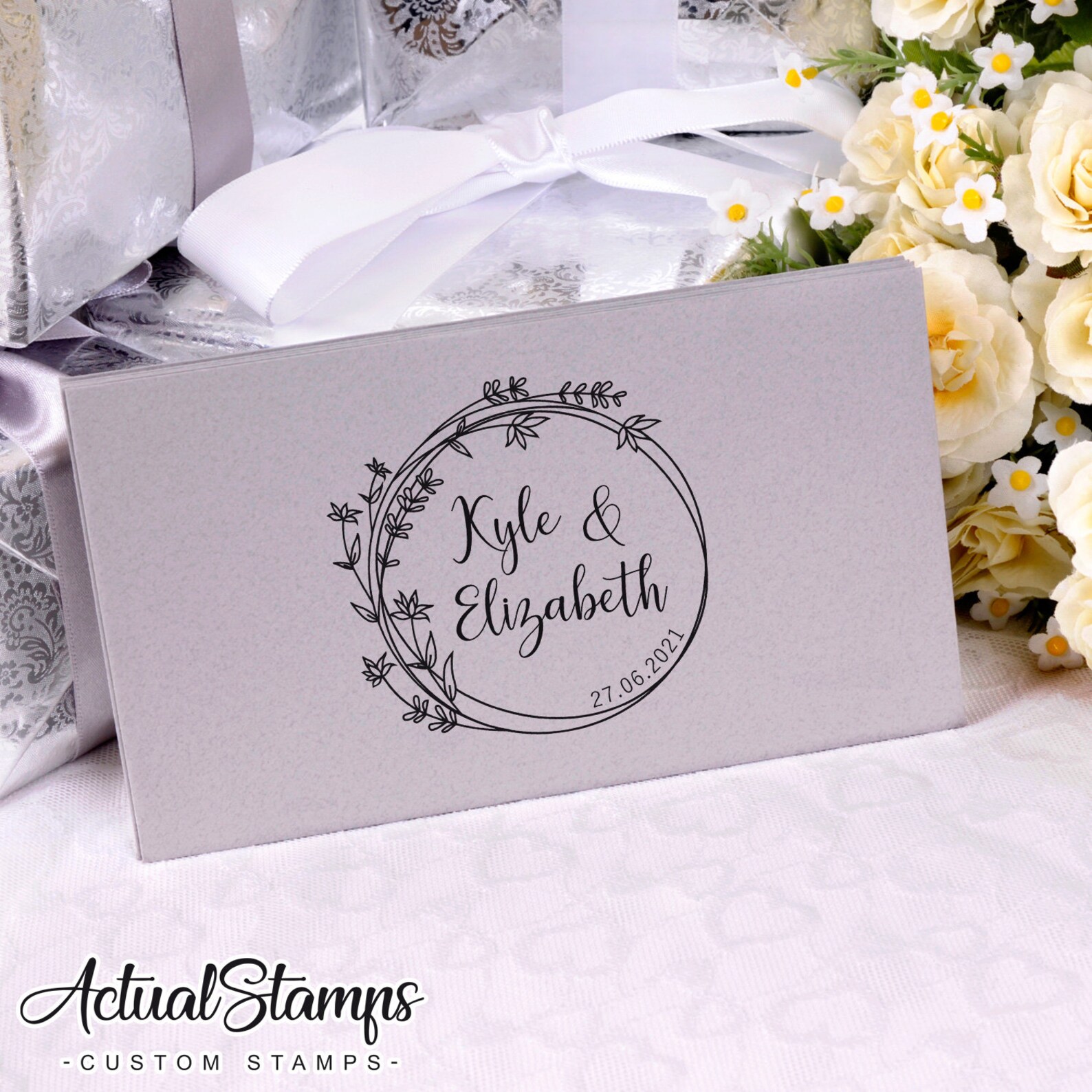 Wedding Stamp Wedding Stamps Customize Stamp Personalized - Etsy