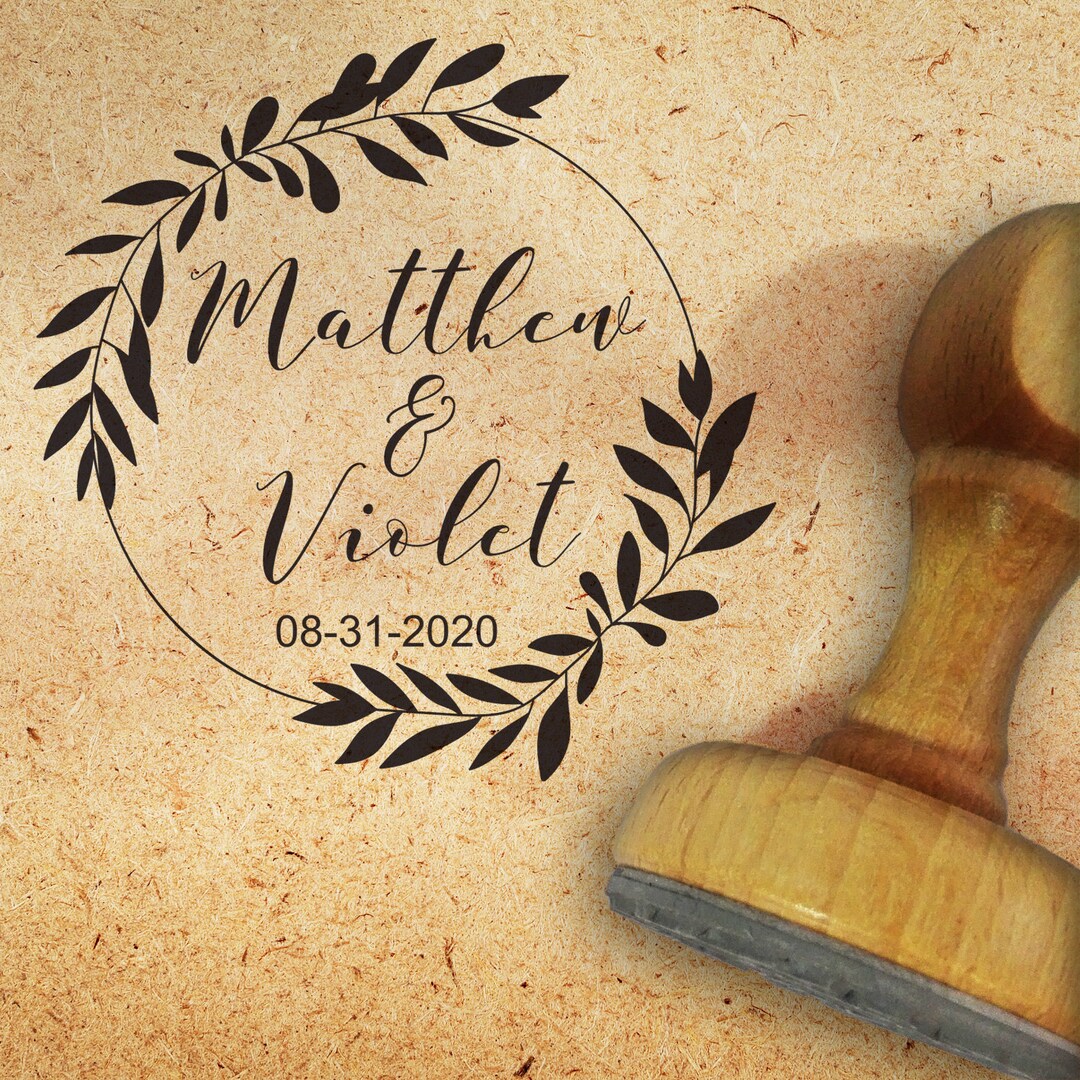 WEDDING STAMP, Custom Stamp, Wedding Invitation, Wedding Card, Wedding ...