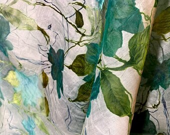 Green Sheer Fabric | Etsy
