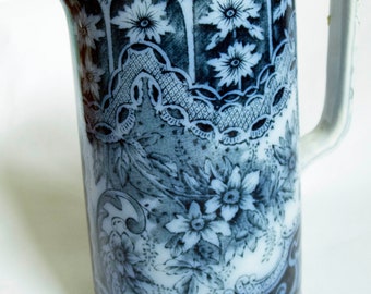 Flow blue pitcher | Etsy