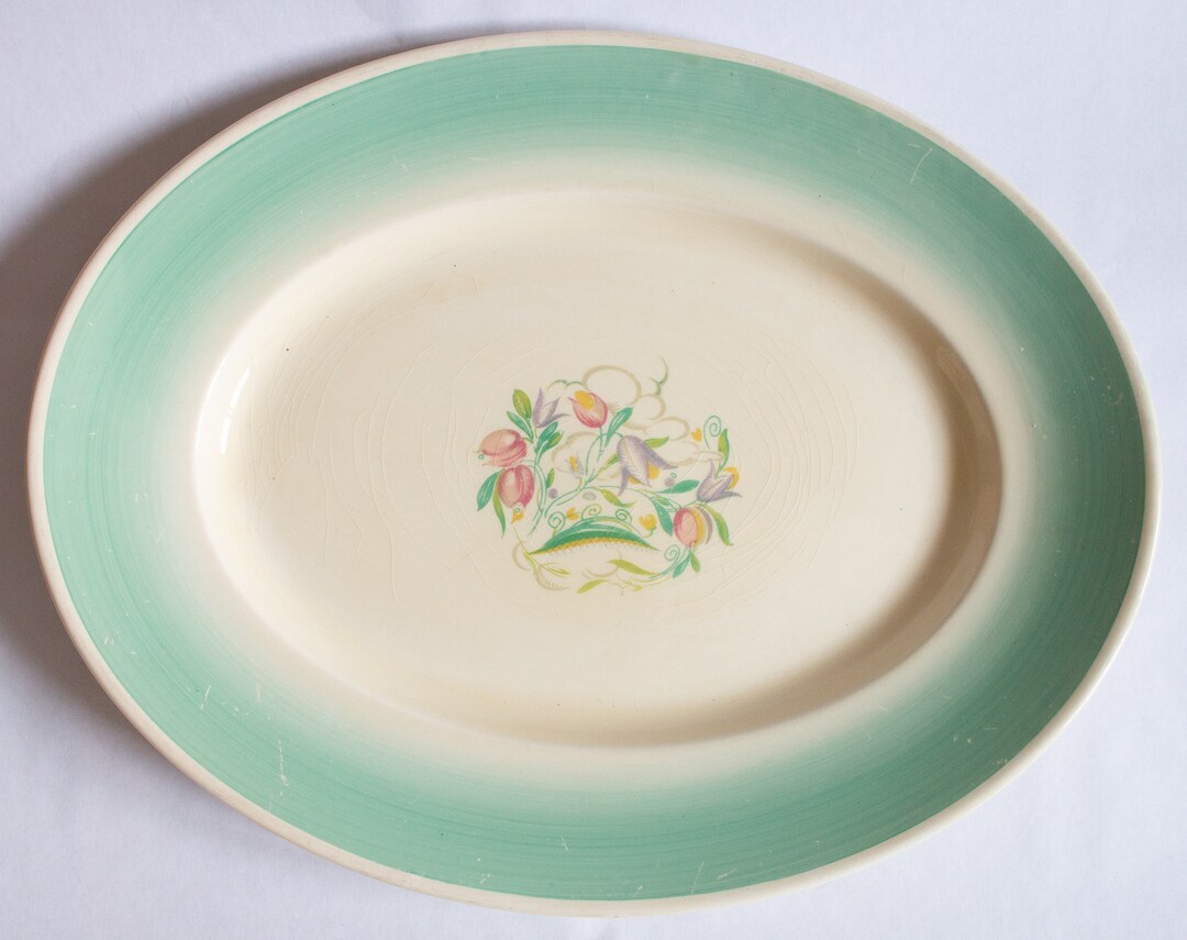 Vintage Susie Cooper 'dresden' Serving Plate With Floral Motif, Vintage ...