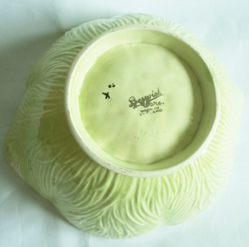 Vintage Beswick Ware Majolica Cabbage Bowl Art Deco Bowl - Etsy