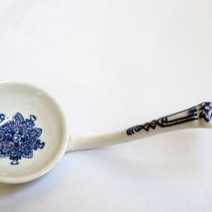 Antique Blue and White Sauce Ladle With Aesthetic Pattern - Etsy UK