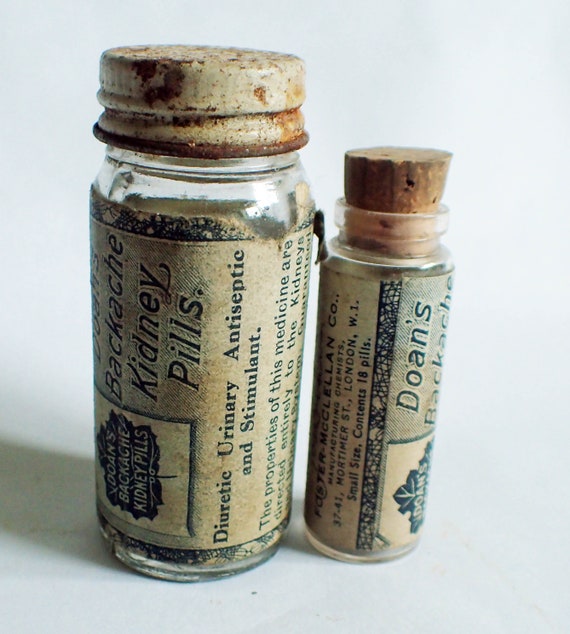Set of Two 'Doan's Backache Kidney Pills' with | Etsy