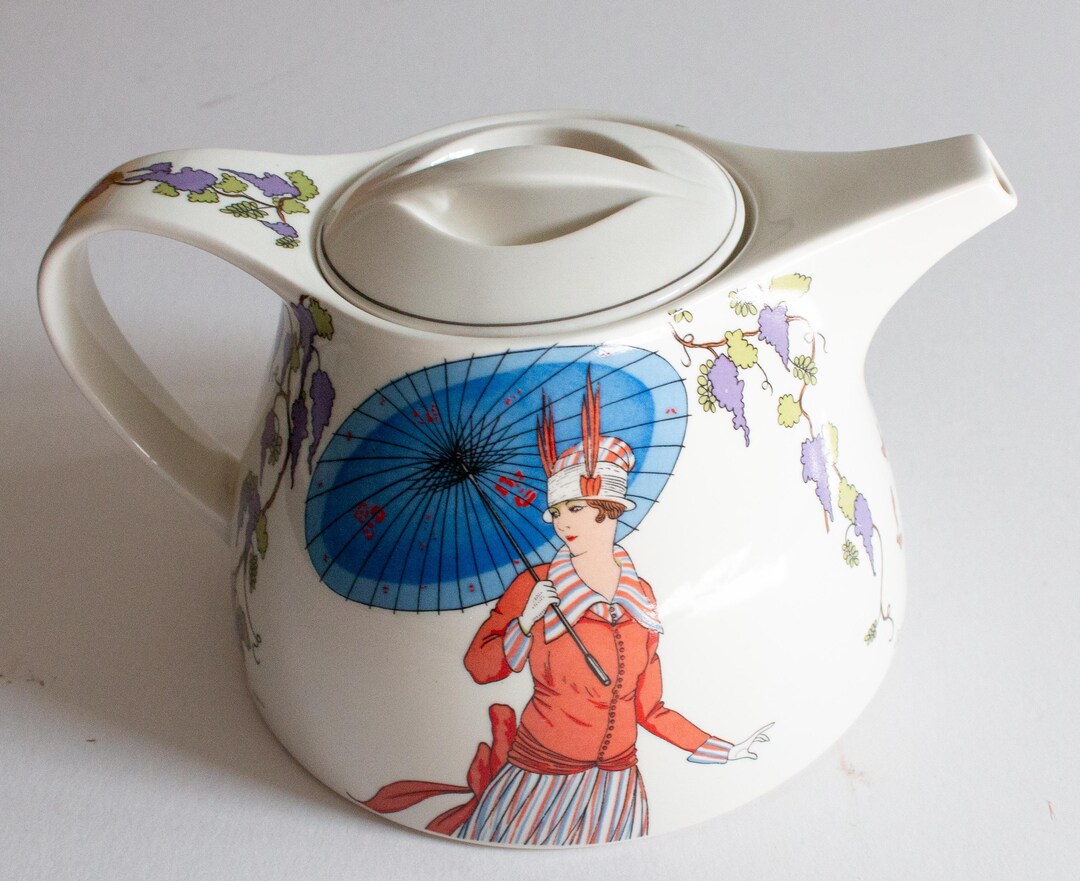 Villeroy & Boch 'design 1900' Art Nouveau Teapot, Vintage Art Deco ...