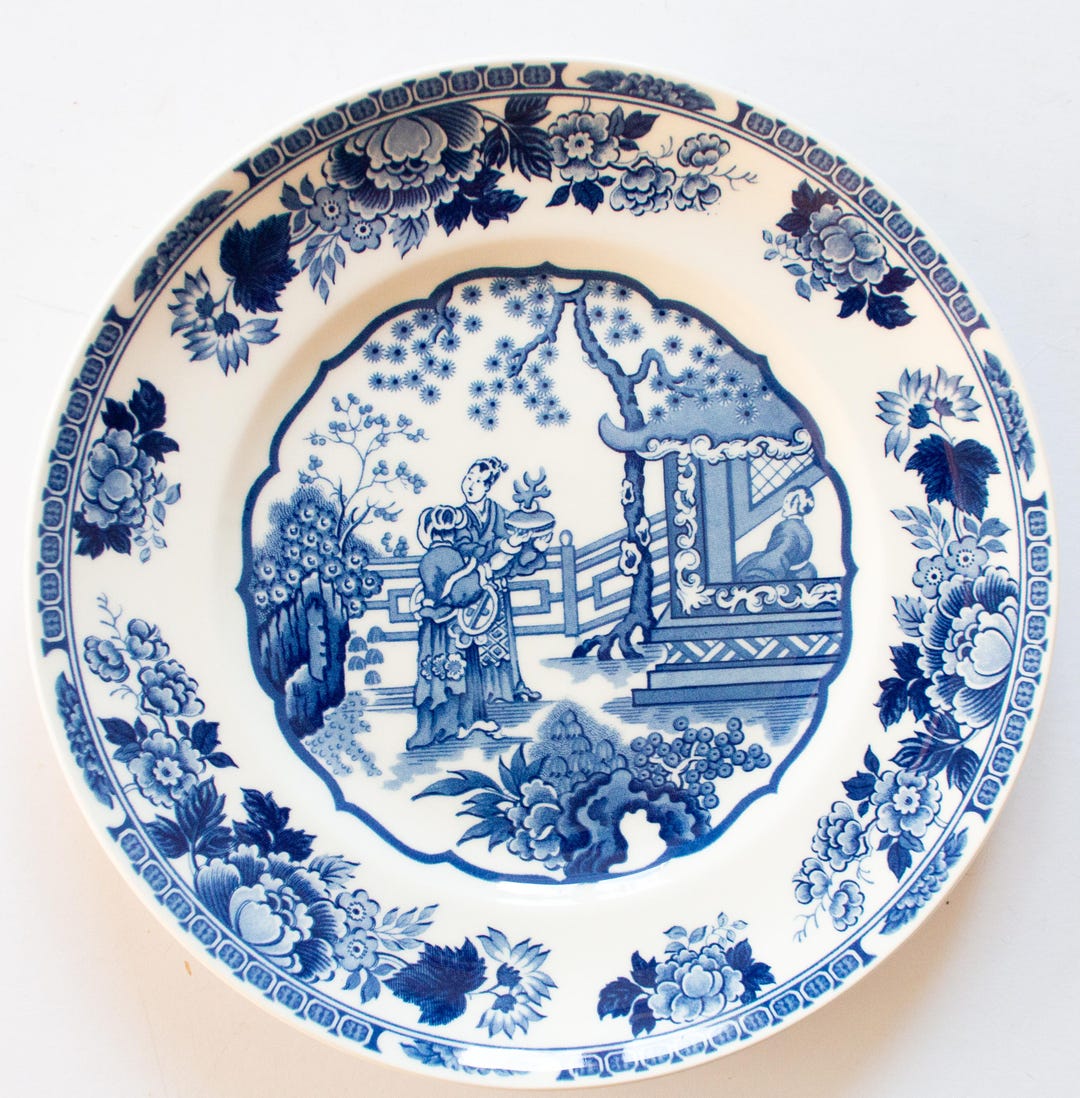 Masons Ironstone Blue and White Collection 'chinese' 9" Plate, Blue ...