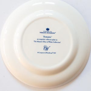 Masons Ironstone Blue and White Collection 'romantic' 9" Plate, Blue ...
