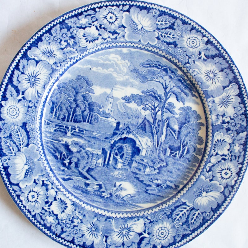 Blue Transferware - Etsy
