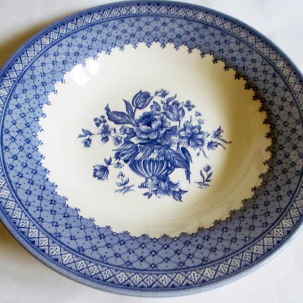 Churchill Blue and White - Etsy