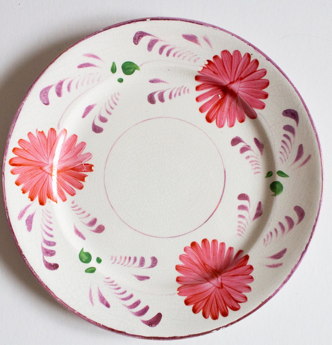 Antique Pink Lustre Ware 9" Plate, Vintage Teatime, Antique China ...