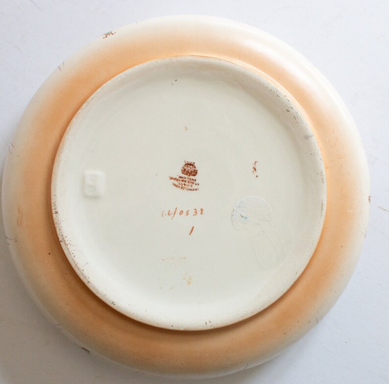 Crown Devon Fieldings Stoke on Trent 'briar' Pattern Blushware Dish ...