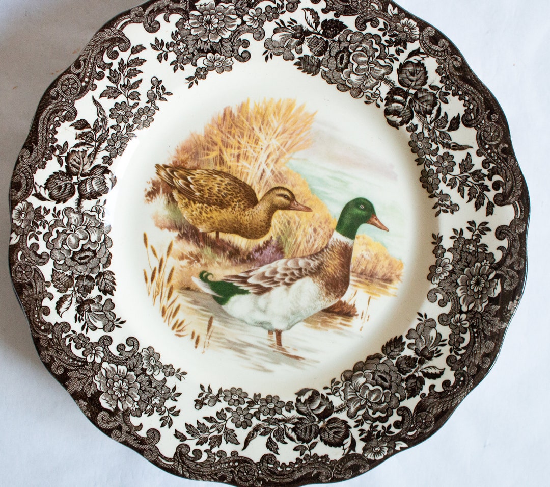 Royal Worcester Palissy 'game Series' Brown Transferware 8.75 Plates 4 ...