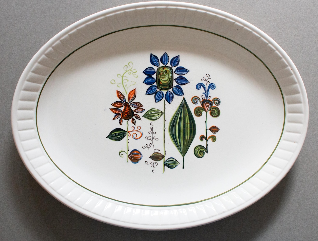 Royal Worcester Group Palissy England 'bergen' Pattern Mid Century 12 ...