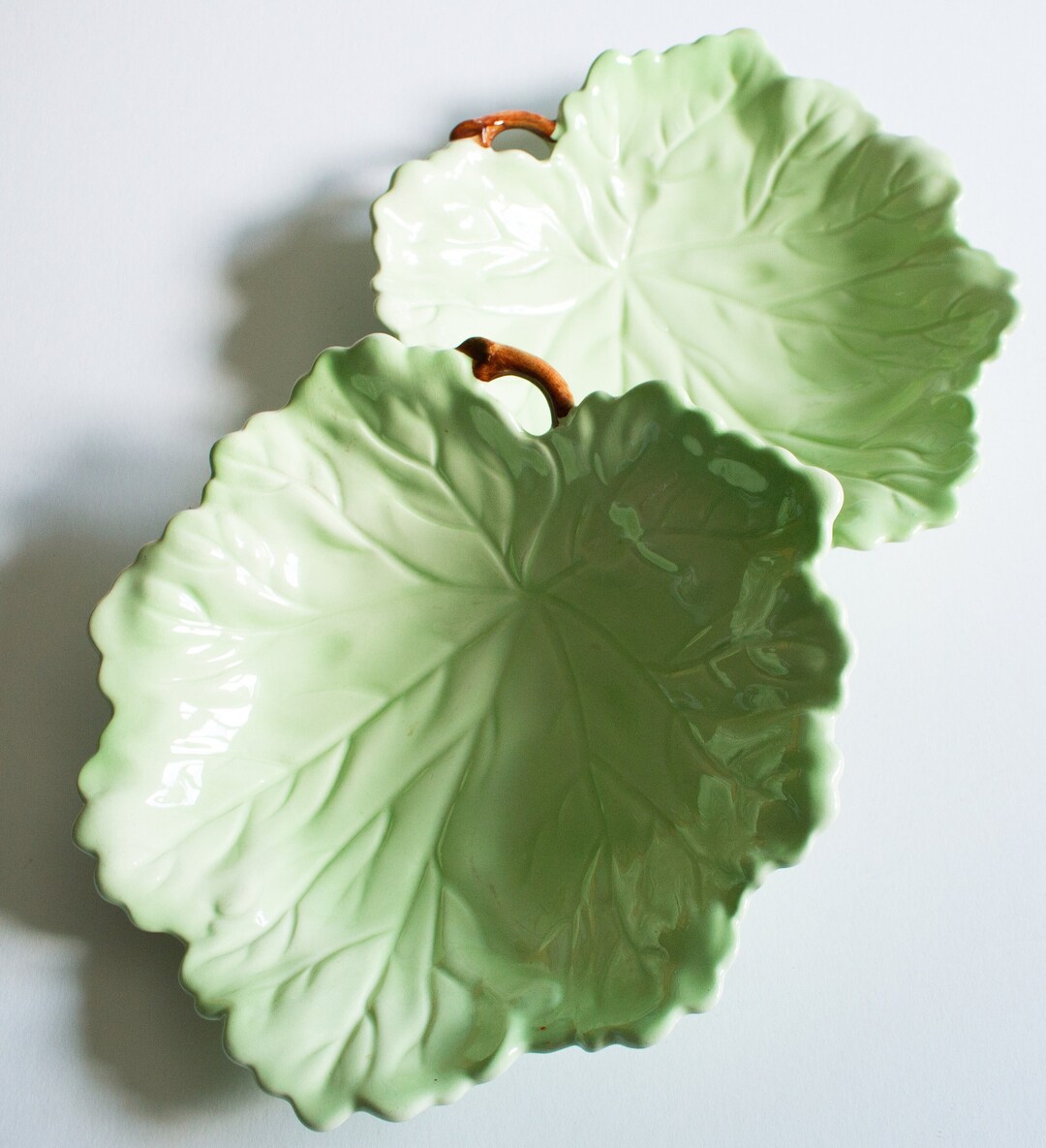 Vintage Mid Century Carlton Ware Australian Design Leaf Dishes (2 ...