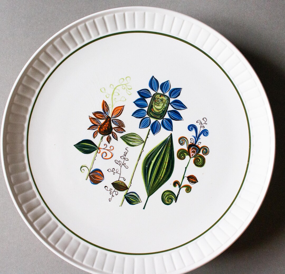 Royal Worcester Group Palissy England 'bergen' Pattern Mid Century 10 ...