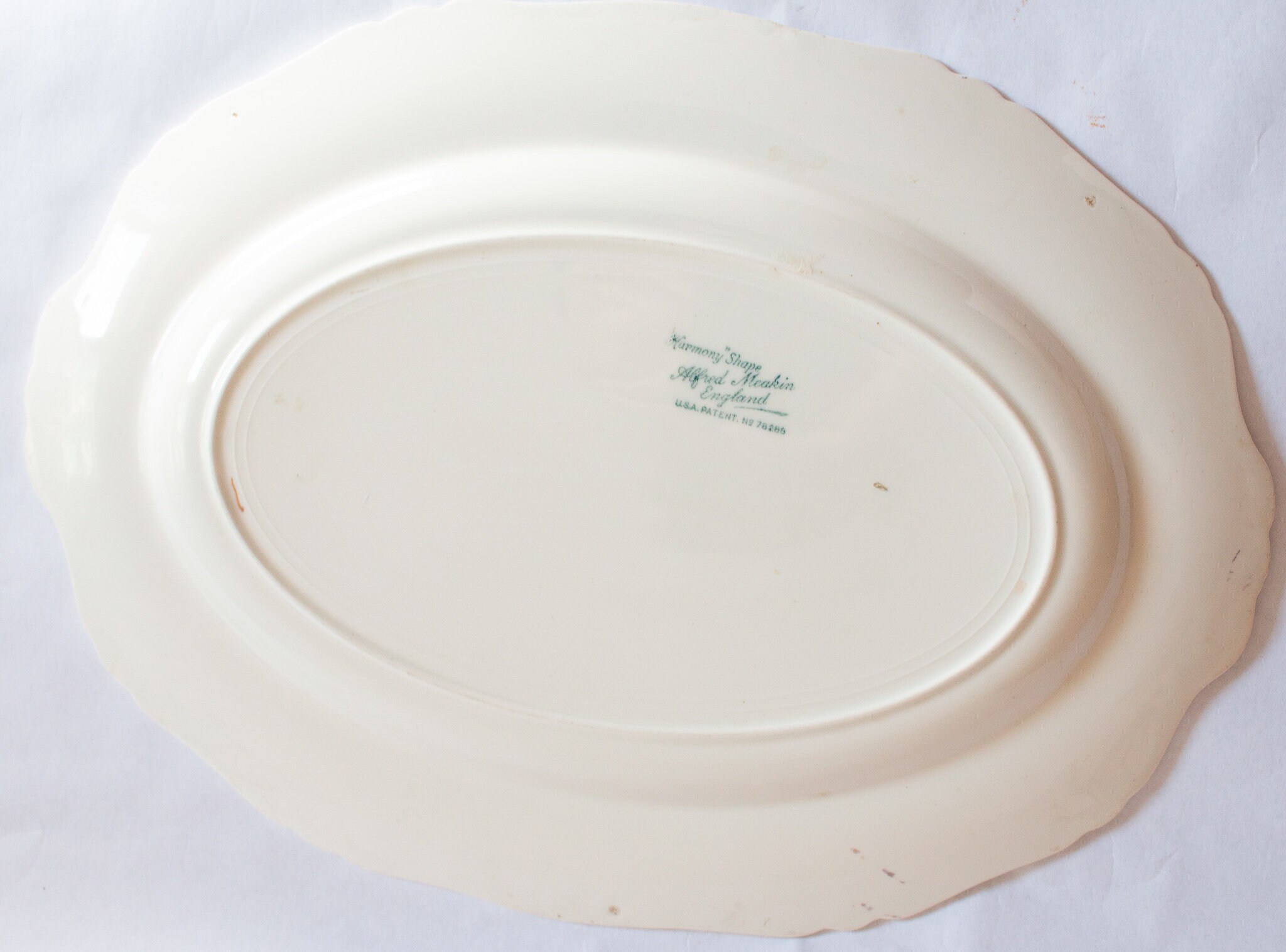 Alfred Meakin 'harmony Shape' Oval Serving Platter - Etsy UK