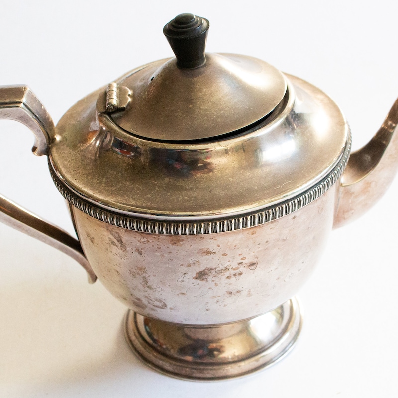 Silver Plate Teapot - Etsy