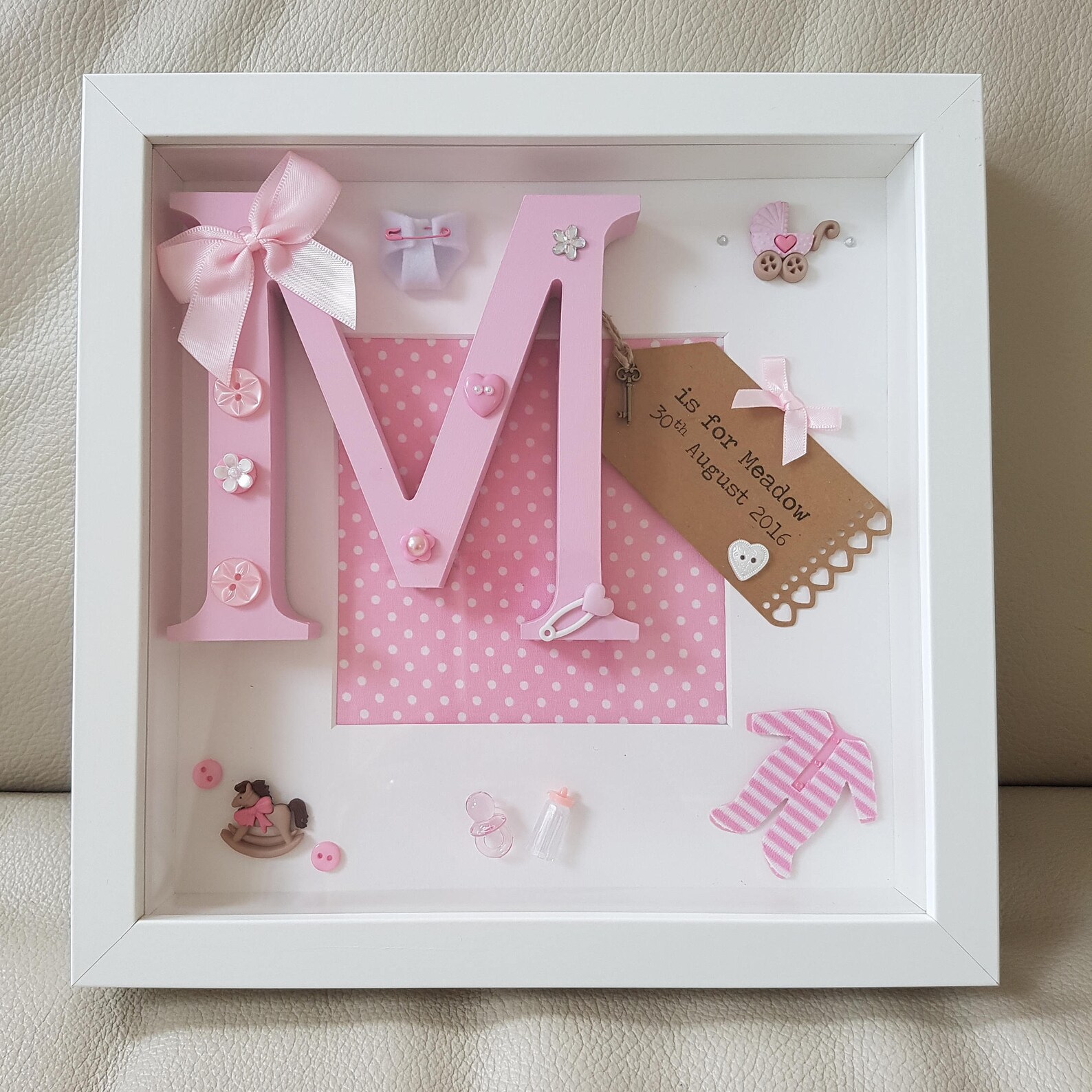 Personalised Letter Frame - Etsy