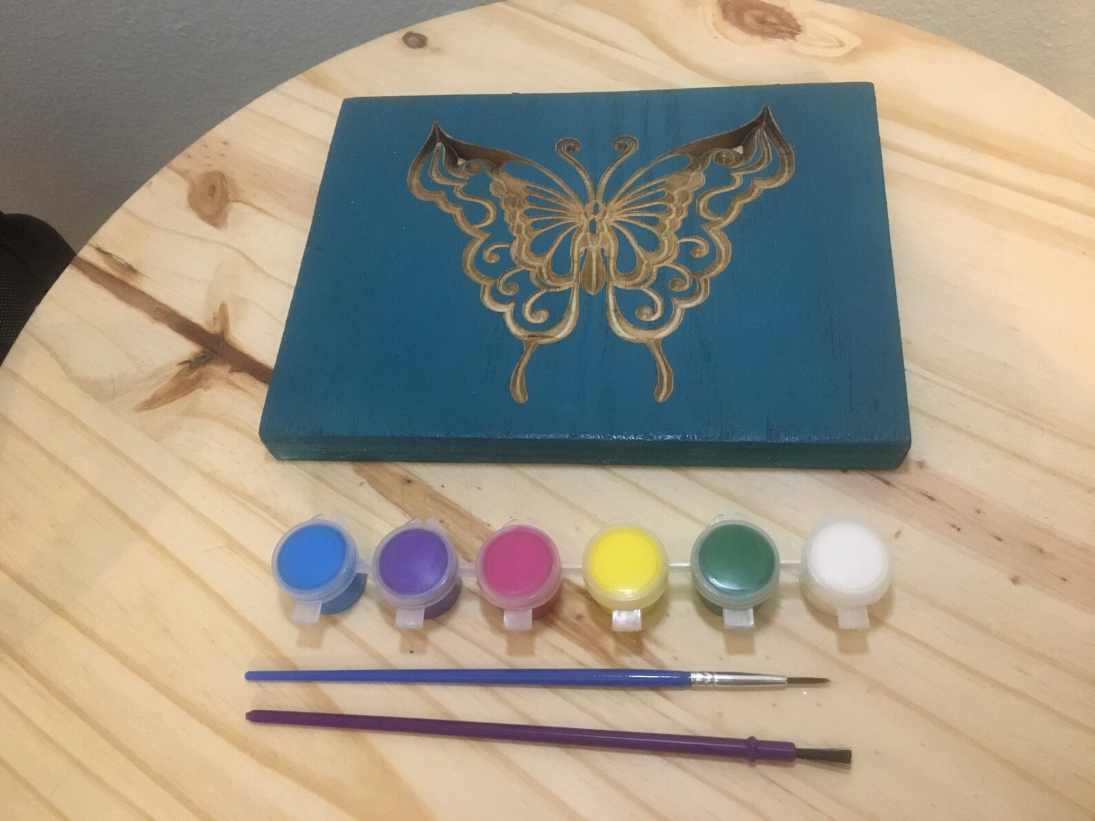 DIY Kit: Butterfly Wood Sign Craft Kit Adult Craft Kit | Etsy