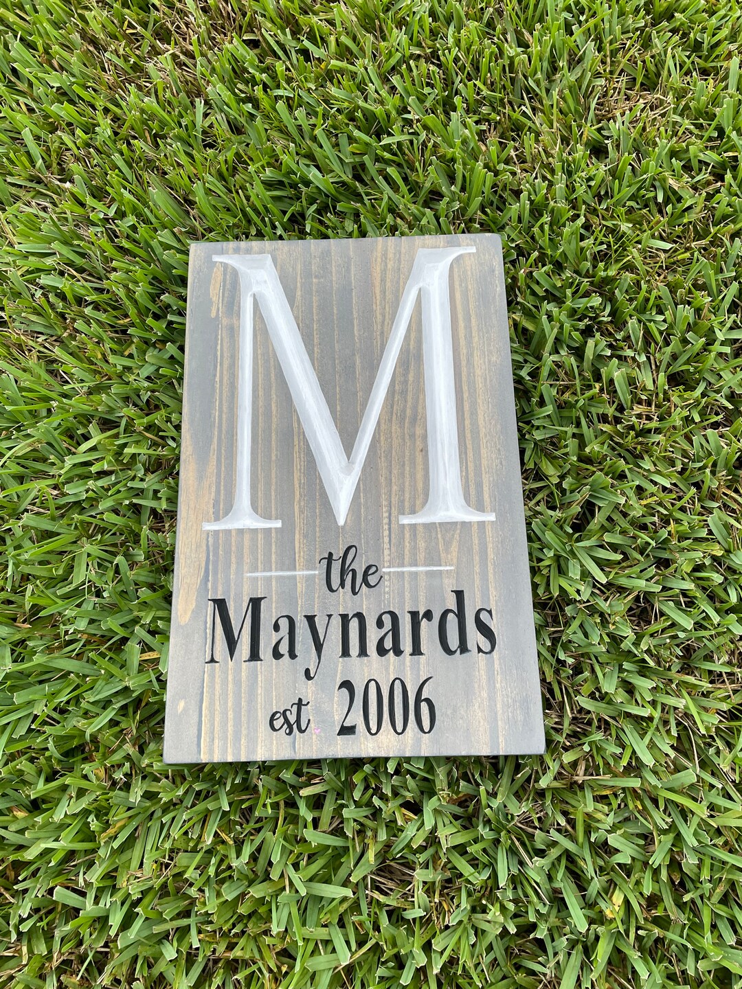 Custom CNC Carved Wood Family Name Sign| Personalized Family Name Sign ...