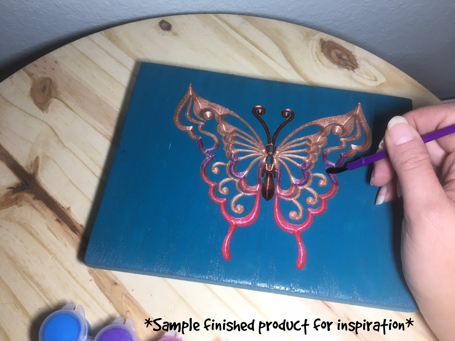 DIY Kit: Butterfly Wood Sign Craft Kit Adult Craft Kit | Etsy