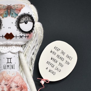 Gemma Zodiac Gothic GEMINI Doll by Adorable Dolls Handmade - Etsy