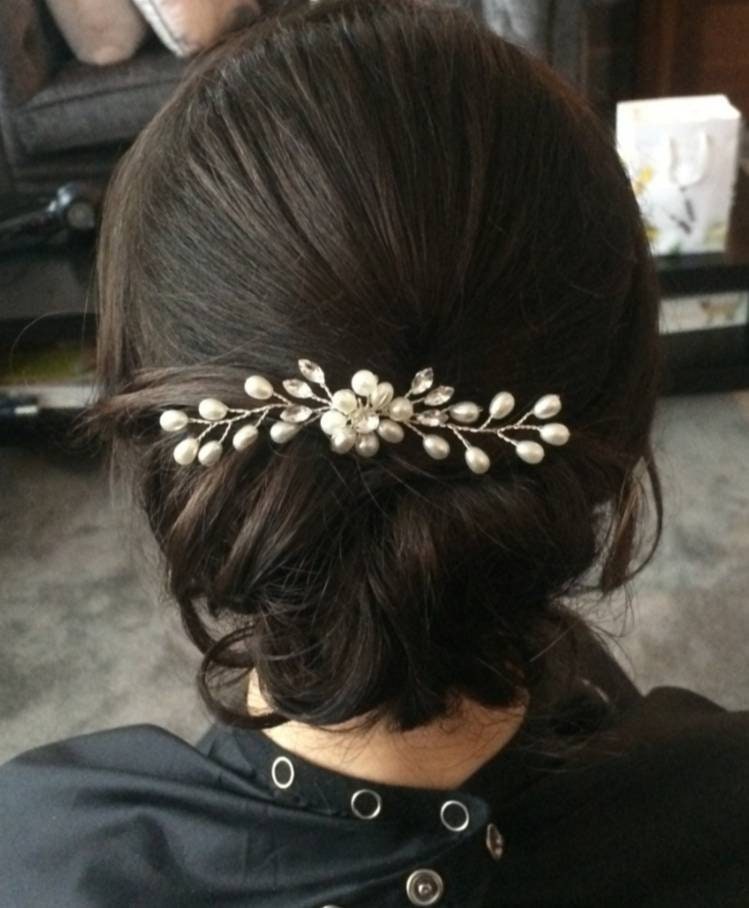 Pearls Wedding Hair Vintage Crystal Bridal Accessories Hair - Etsy