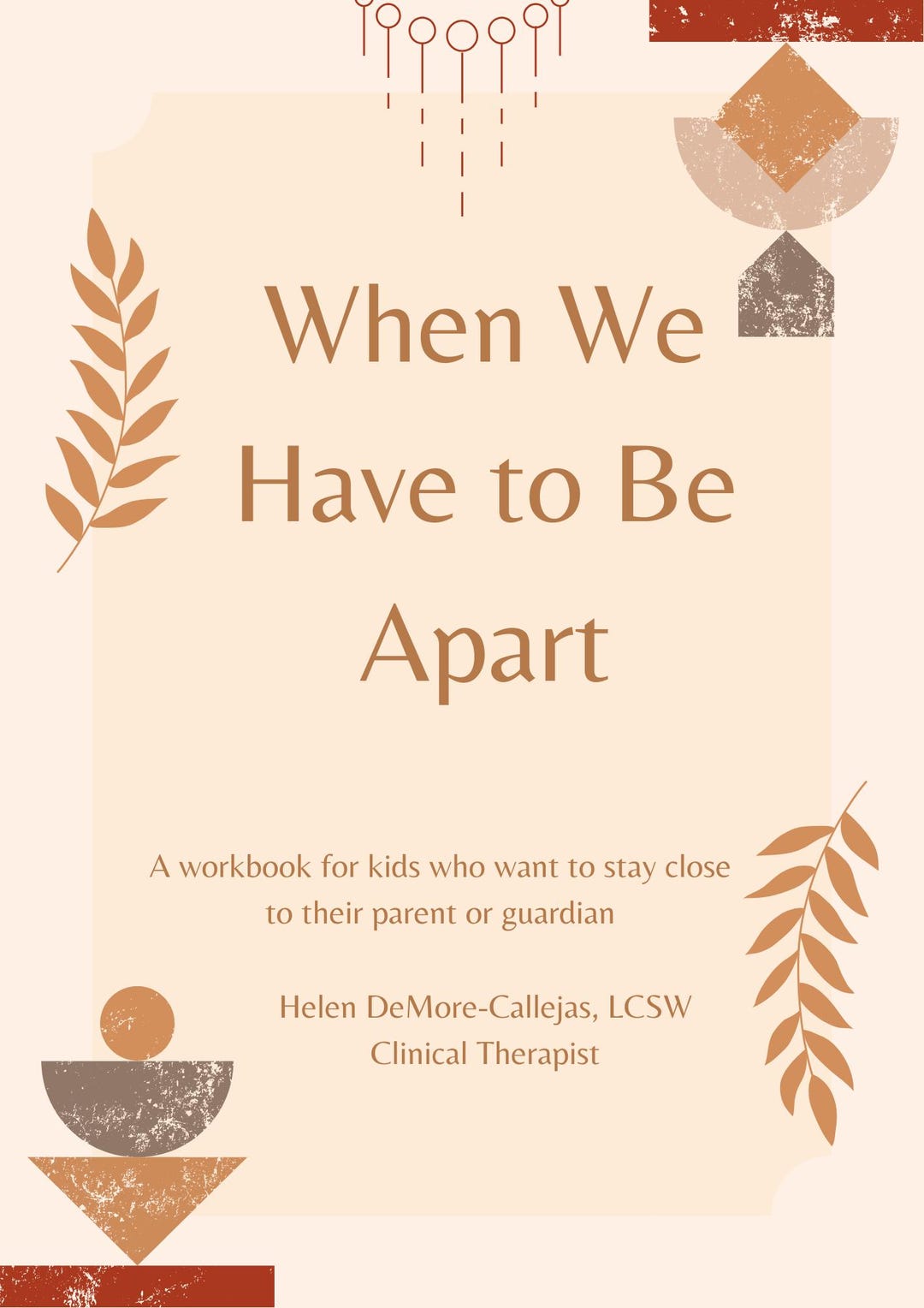 A Workbook for Young Children Experiencing Separation Anxiety - Etsy