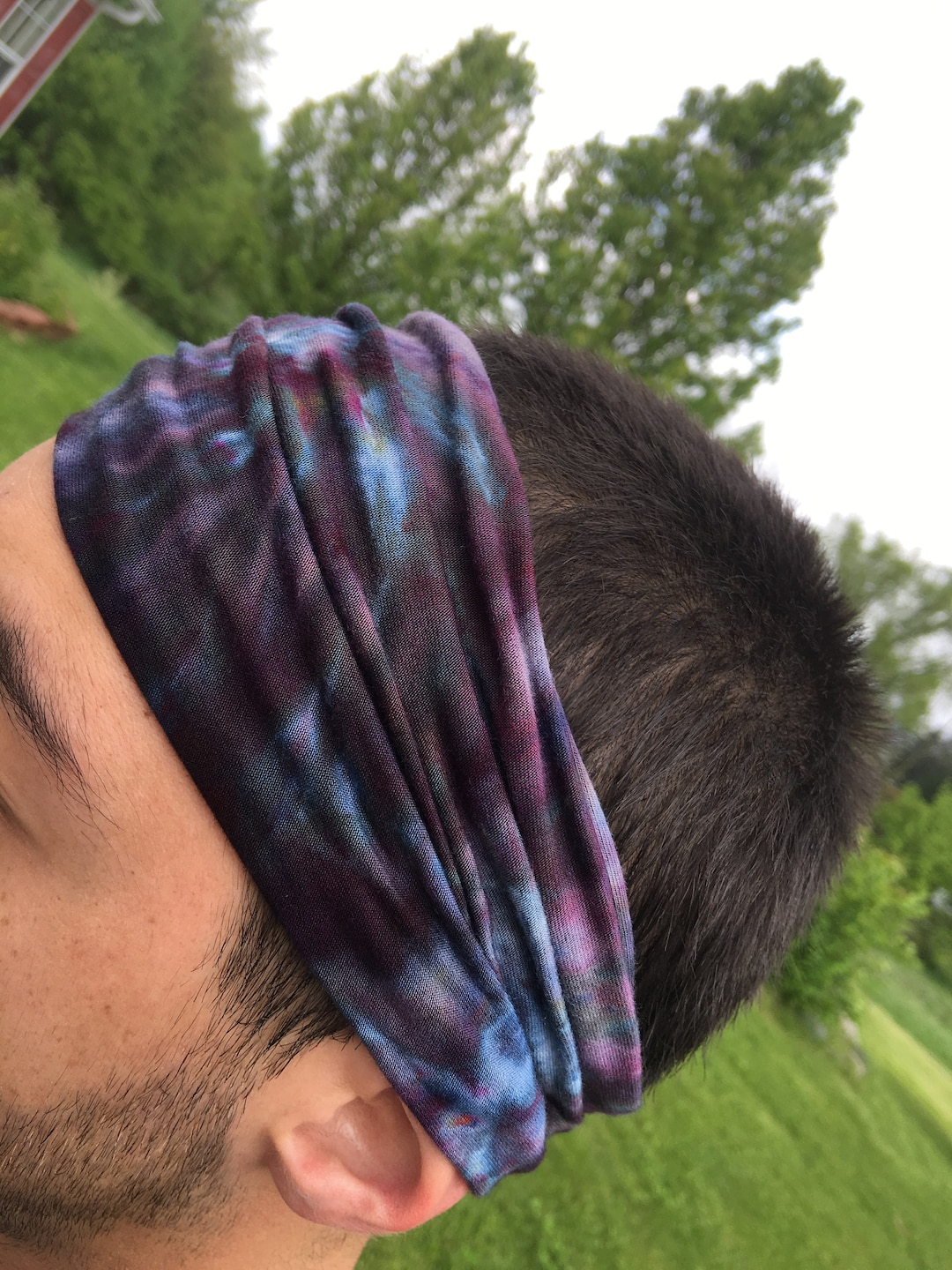 Head Bands, Black Marbled,ice Dye, Hand Made in the Usa,noggin Gear ...